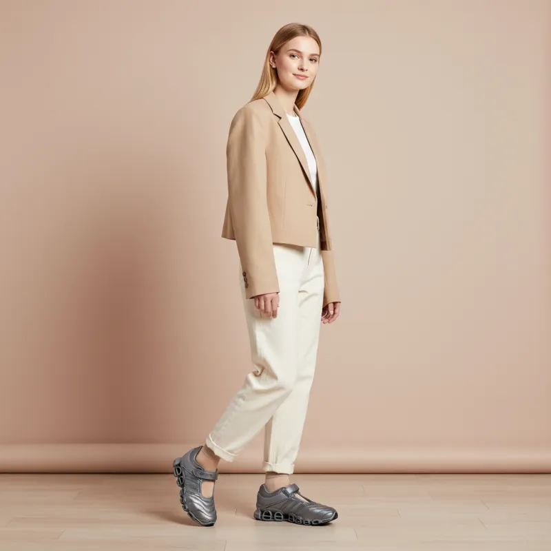 Adidas Originals Mary Jane Shoes Женские Серые - ДЭВУ (Poizon)